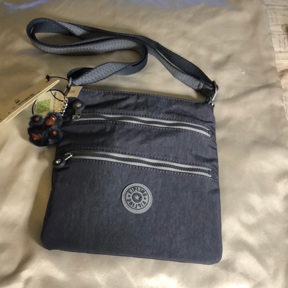 Kipling | Bags | Kipling Keiko Foggy Grey Nylon Crossbody Bag Monkey ...